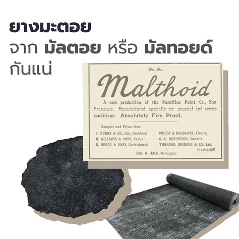 Museum ยางมะตอย จาก มัลตอย หรือ มัลทอยด์ กันแน่ ถนนลาดยางมะตอย ฝรั่งเรียกกันว่า “แอสฟัลท์