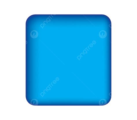 Blue Blank Button Clean Shape Backgrounds Vector Clean Shape