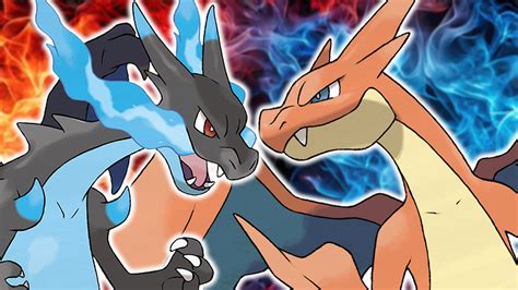 Mega Charizard Y Vs Mega Charizard X 4k Ultra Hd Wallpaper Background