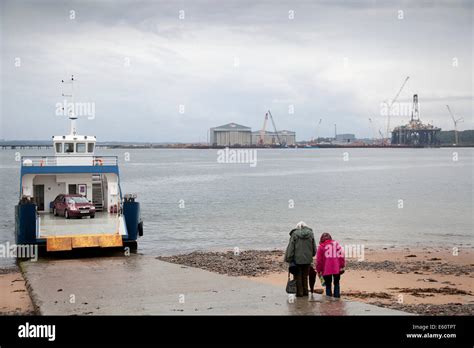 Car Ferry Loading And Unloading Transportation Ferry Passenger Car