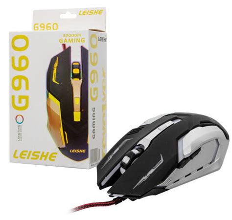 Игровая мышь Leishe G960 Gaming Mouse Silver фото отзывы характеристики в интернет магазине