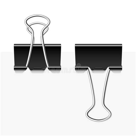Binder Clip Art Set Of Vector Paper Clips Png Paper Clips In Different