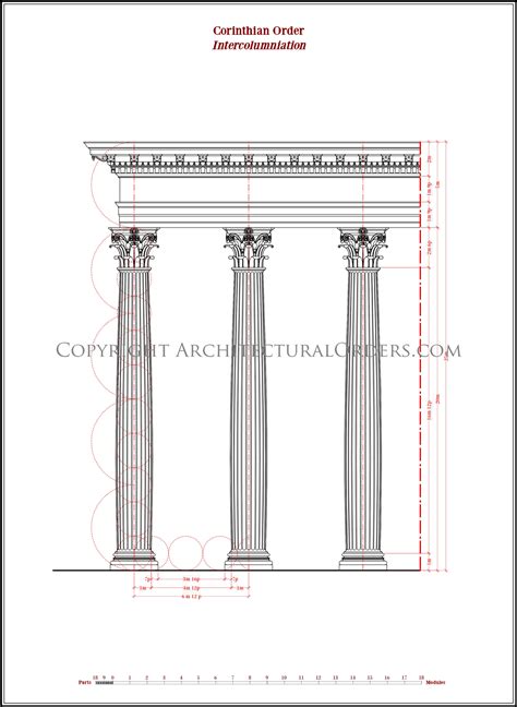01corinthianintercolumniation Architectural Orders