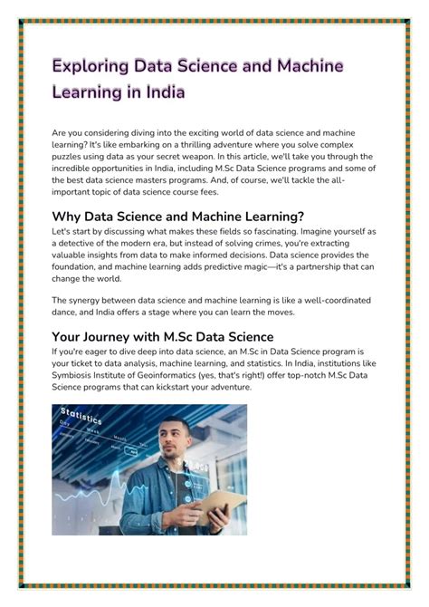 Ppt Exploring Data Science And Machine Learning In India Powerpoint