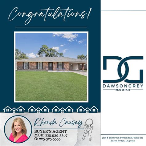 Congratulations To Rhonda Causey For Helping Your Clients Get To The Closing Table Last Week 🏡