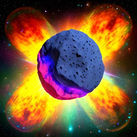 Asteroid Trippy Arthub Ai