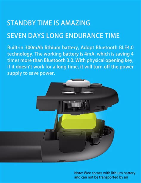 Flydigi Wee Mobile Game Bluetooth Stretchable Handle Controller