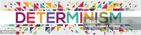 Determinism Text Banner Stock Illustration Download Image Now