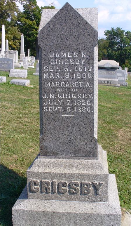 James Nathaniel Grigsby 1817 1906 Find A Grave Memorial