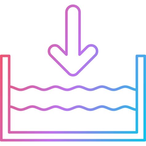 Sea Level Generic Gradient Icon