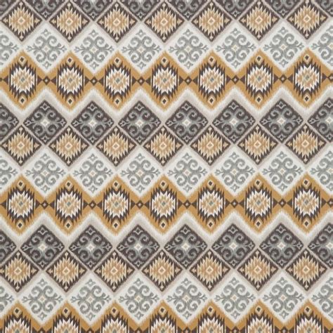 New Arrivals Of Designer Roll Ends Aztec Geometric Fabric Aztec