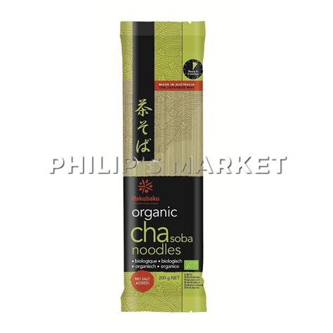 Hakubaku Organic Cha Soba 200g Shopee Singapore