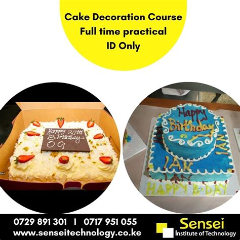 Cake Decoration Sensei Institute Of Technology