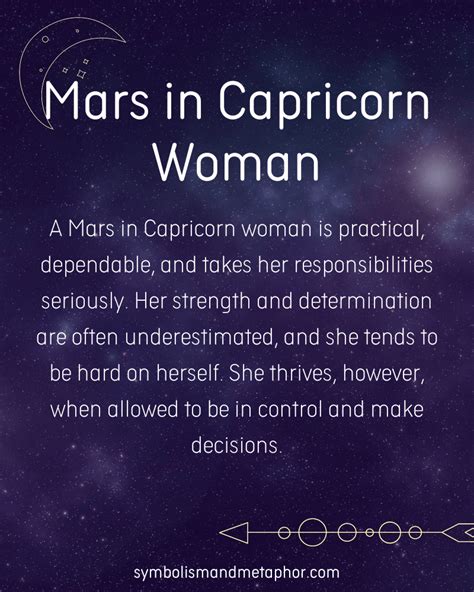 Mars In Capricorn Woman Personality Compatibility Career
