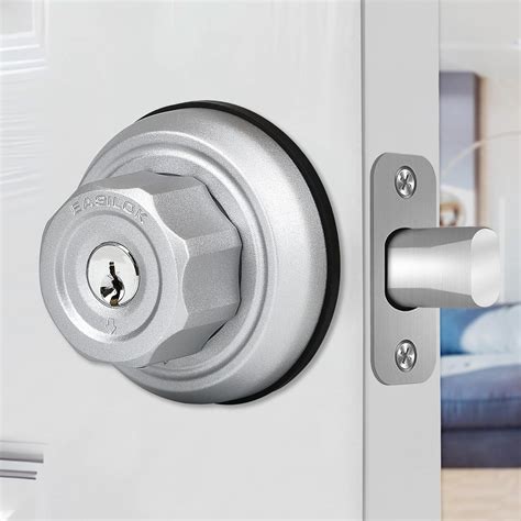 Easilok Deadbolt Lock E4 Twist To Lock Front Door Lock Keyless Heavy Duty Single Cylinder