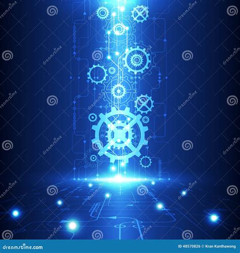 Engineering Drawing Abstract Background