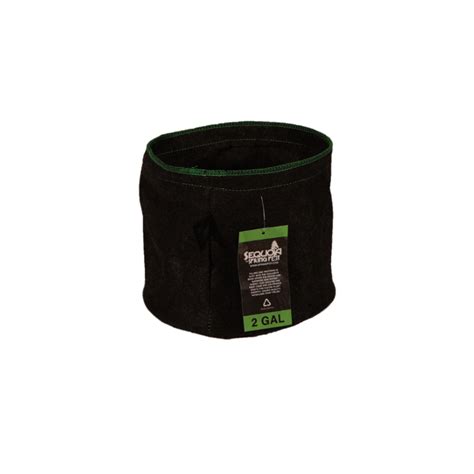 Spring Pot Sequoia 2 Gallon Fabric Pot Black Case Of 100
