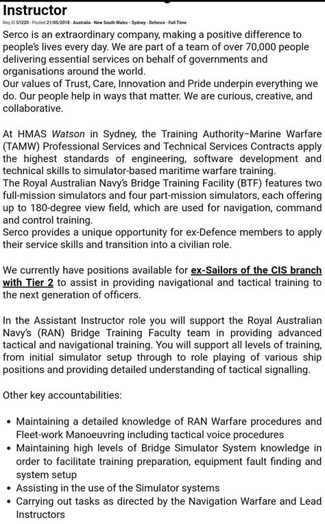 Courtney Ostergaard On Linkedin Serco Is Looking For Assistant