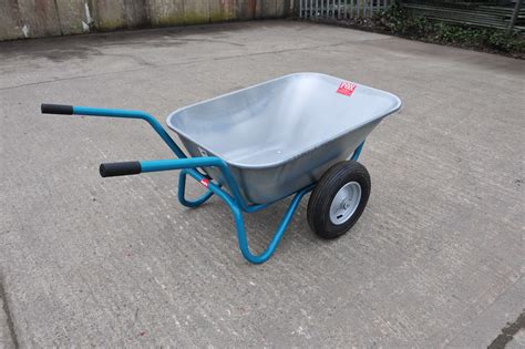 140ltr Double Wheel Barrow Fox Bros Engineering Ltd