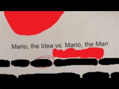 Mario The Idea Vs Mario The Man Know Your Meme