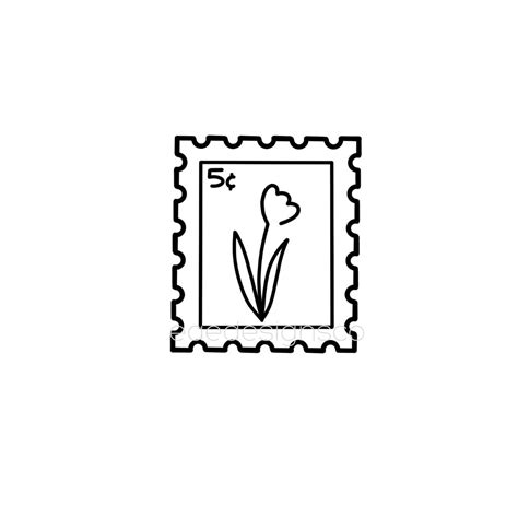 Cute Flower Stamp Png And Svg Files Stamp Digital Download Flower Stamp Digital File Etsy