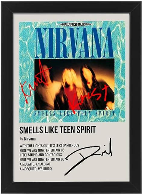 Nirvana Smells Like Teen Spirit Album Cover 10th September 1991
