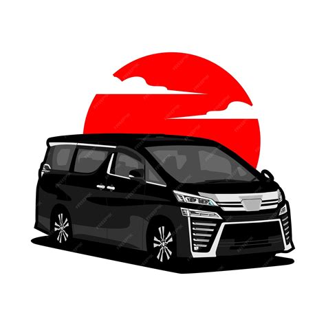 Premium Vector Mpv Luxury Premium Car Model Vector Illustration