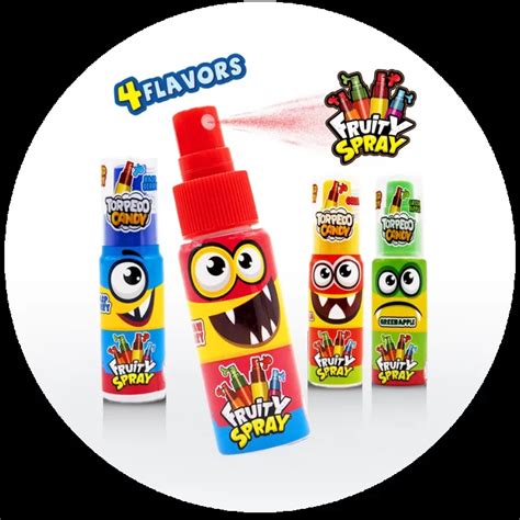 Fruity Spray Torpedo Candy