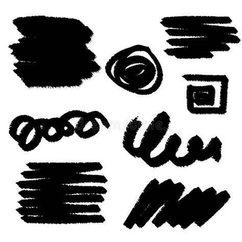 Vector Elements Rough Old Grunge Texture Stock Vector Illustration