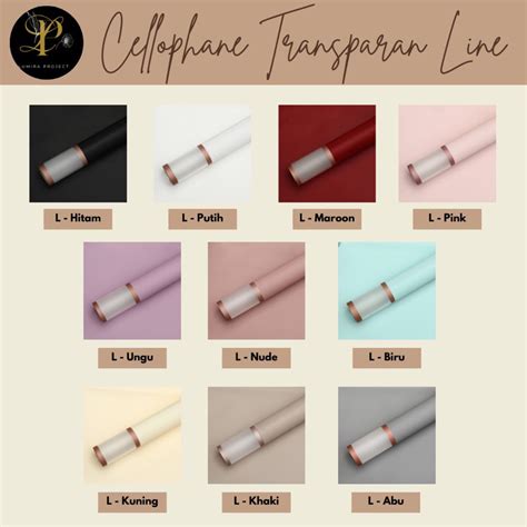 Jual [1 Lembar] Kertas Pembungkus Bunga Motiif Lis Besar Kertas Cellophane Lis Besar Ecer