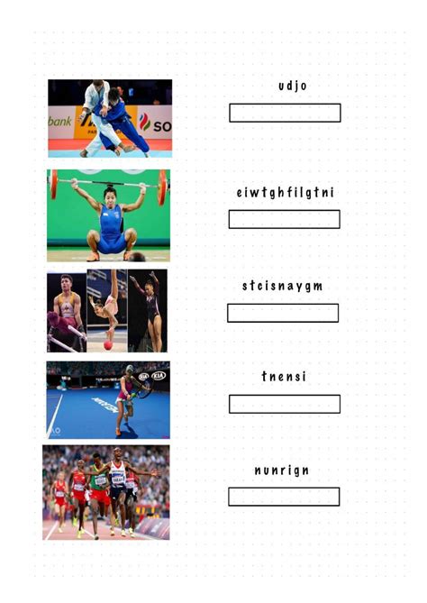 Sports Interactive Worksheet For 3º Live Worksheets