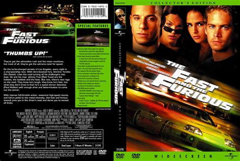 Fast And Furious 1 Dvd Cover