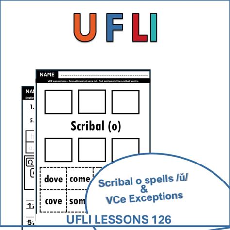 Ufli Lesson 62 Vce Exceptions And Scribal O Silent E Exceptions Phonics