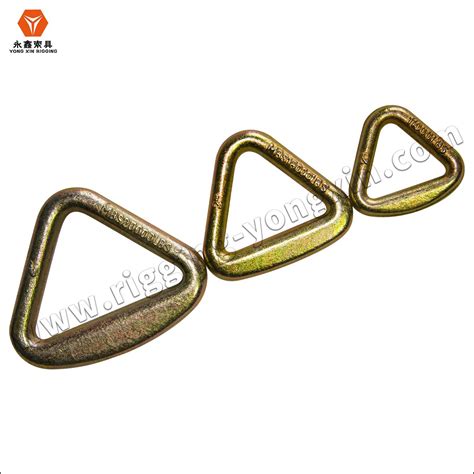 High Strength Forged Triangle Metal Tie Down D Ring Triangle Ring And