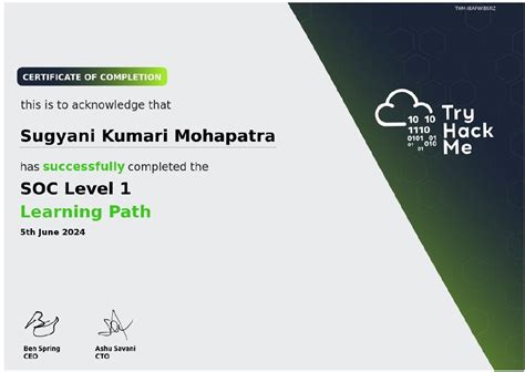 Sugyani Kumari Mohapatra On Linkedin Cybersecurity Learningjourney