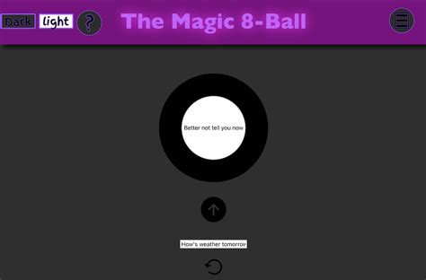 Github Theonlyr0bmagic 8 Ball