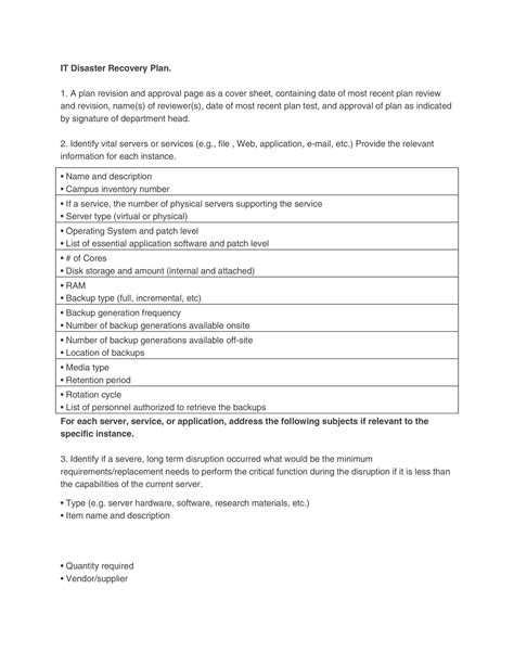 52 Effective Disaster Recovery Plan Templates [drp] ᐅ Templatelab