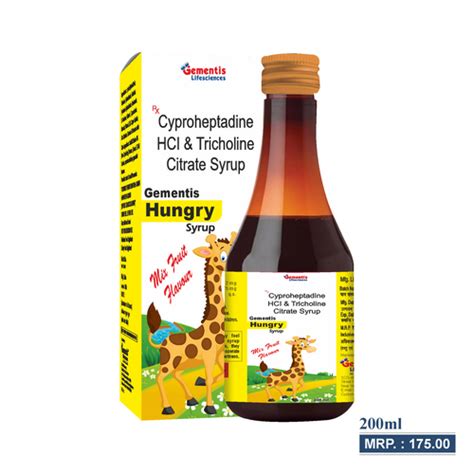Gementis Hungry Syrup At Best Price In Karnal Haryana Gementis Lifesciences Private Limited