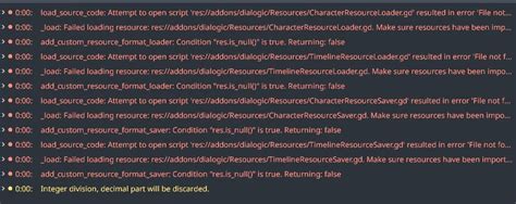 error message for deleted plugin help godot forum