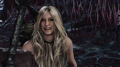 Trish With Evas Hair Trishs And Evas Makeup Comparison Rdevilmaycry