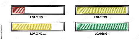 progress loading bar infographics design element with gradient status