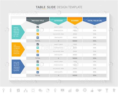 Vector Table Infographic Download Graphics And Vectors