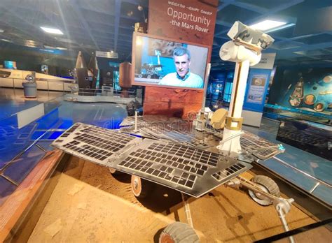 A Model Of The Opportunity Mars Rover Editorial Photo Image Of Solar