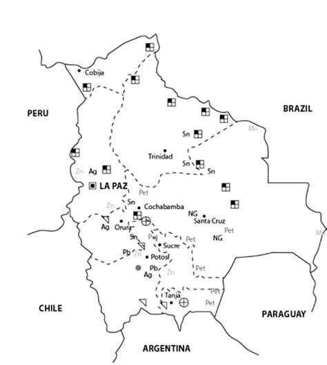Printable Bolivia Map Printablelib