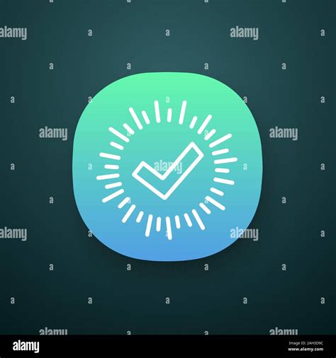 Checkmark App Icon Successfully Tested Tick Mark Quality Assurance