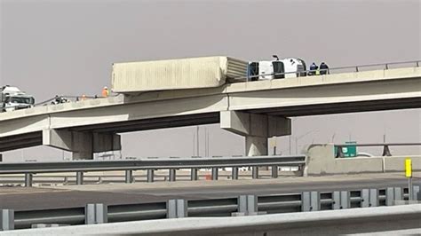 Semi Rollover Closes Us 54 North Ramp Affecting East And West Traffic
