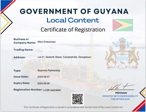 I Am Thrilled To Share That Marc Enterprises Is Now Local Content Certified Mark Persaud Mba