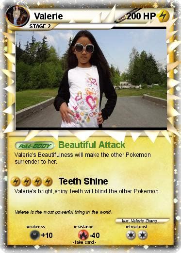 Pokémon Valerie 19 19 Beautiful Attack My Pokemon Card
