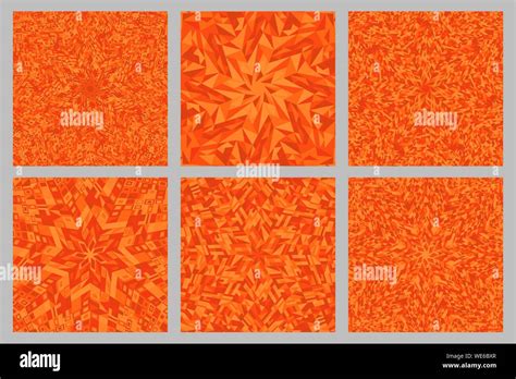 Dynamic Geometrical Round Mosaic Pattern Background Set Circular