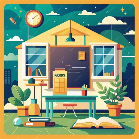 Premium Vector Creative Classroom Setup Enhance Learning Environments